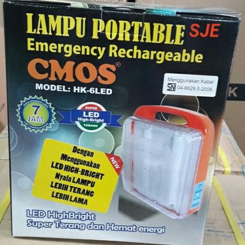 Jual Lampu Emergency / Darurat CMOS HK-6 Baterai Lithium - Kota Medan ...