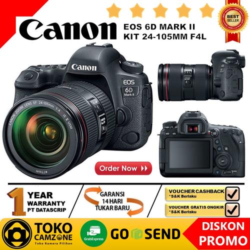 Jual Canon EOS 6D Mark II Kit 24-105mm F4L IS II USM GARANSI RESMI - Jakarta Selatan ...
