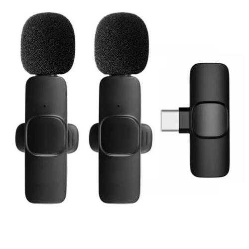 Jual mic wireless/ microphone - type C, clip on, konten, video ...