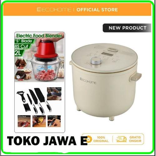 Promo RICE COOKER LOW CARBO ECOHOME ELS 777 - Kapasitas 2 Liter ...