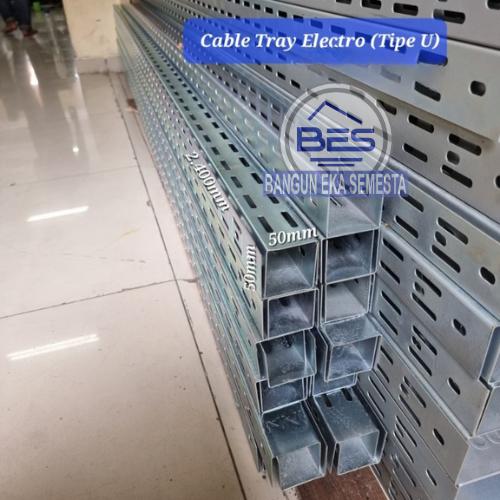 Jual Cable Tray Type U 50 x 50 x 2400 mm Electro & HDG - HDG - Kota ...