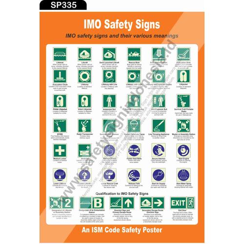 Jual SP335 Poster K3 Safety A1 Blok - IMO Safety Symbols - Kota Cimahi ...