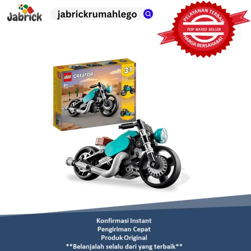 Jual LEGO 31135 Creator 3 in 1 Vintage Motorcycle Set, Classic ...