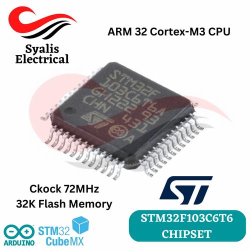Jual Chip STM32F103C6T6A (STM32F103C6T6) Chipset STM32 IC [Syalis ...