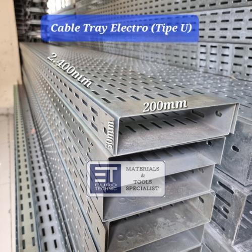Jual Cable Tray 200 x 50 x 2400 mm Electro & HDG (Tipe U & Tipe C ...