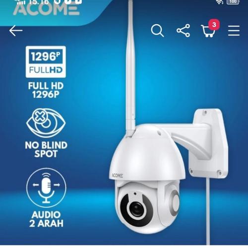Jual ACOME SMART CCTV IP CAMERA Full HD 1080 camera Luar Ruangan APC ...