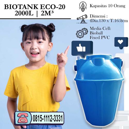 Jual TANGKI BIOTANK KAPASITAS 2000 Liter 2 M3 / VERTIKAL - Kab ...