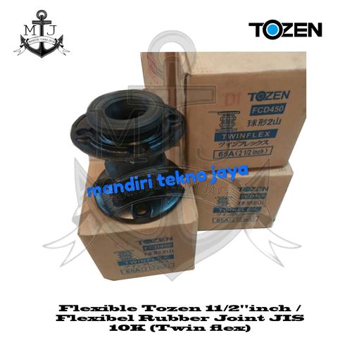 Jual Flexible Tozen 11/2"inch / Flexibel Rubber Joint JIS 10K (Twin ...