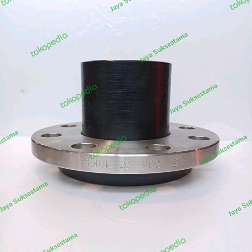 Jual Stub End Flange Stainless SS 304 HDPE JIS 10K 3" inch DN 90mm ...