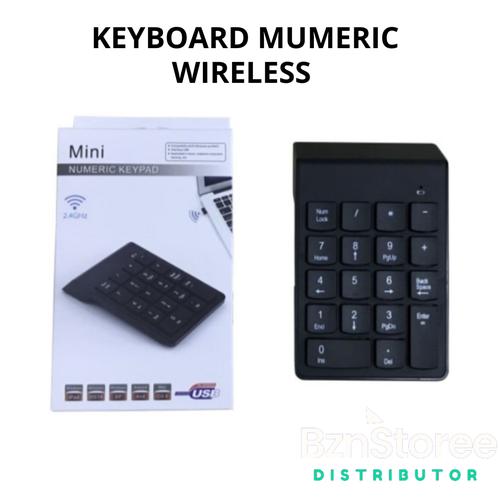 Jual Keypad Numeric Wireless Tombol Nomer Keyboard Angka /Keyboard ...