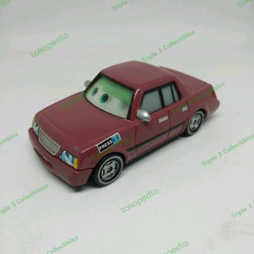 Jual Diecast 1/55 Mattel Disney Pixar Cars SKIP RICTER Press Reporter ...