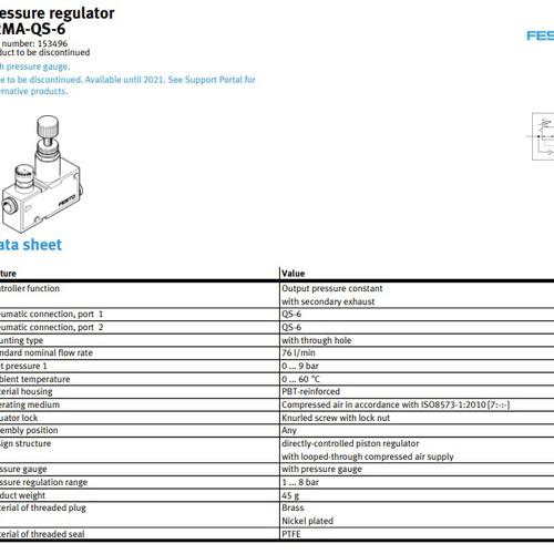 Jual Festo LRMA-QS-6, 153496 - Kota Batam - Kdl. Auto part | Tokopedia