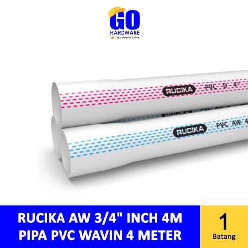 Jual Pipa Rucika AW 3/4" inch 4m - Pipa PVC Wavin 4 meter - Toped ...