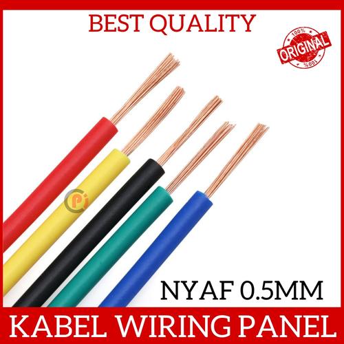 Jual Kabel Wiring Panel Cable NYAF 0.5mm Isi Serabut Murni Tembaga SNI ...