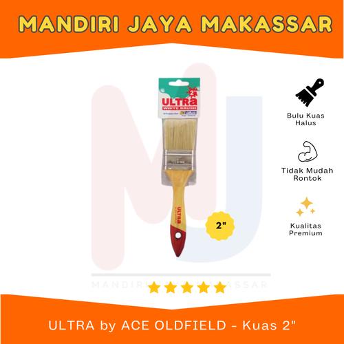Jual Kuas Cat Tembok Kayu Besi - Ultra White Brush ACE Oldfields 2", 3 ...