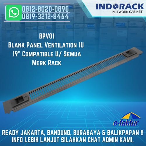 Jual RAK SERVER RACK INDORACK BPV01 - BLANK PANEL VENTILATION 1U ...