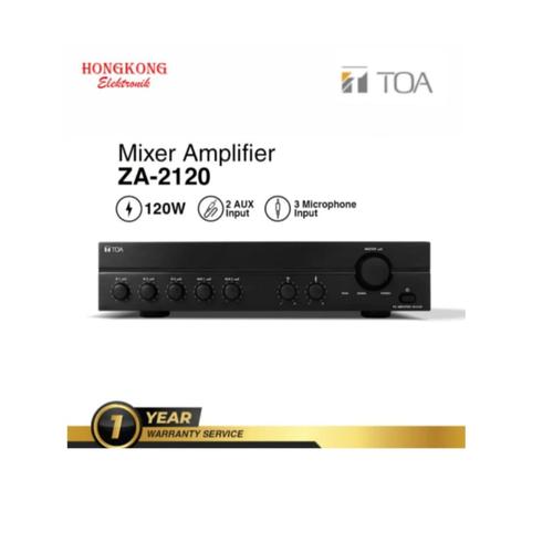 Jual AMPLI TOA ZA 2120 AMPLIFIER TOA 120 WATT - Kota Pekanbaru ...