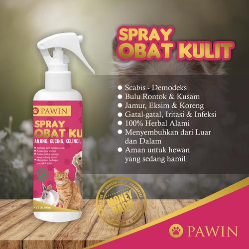 Jual Spray Obat Kulit Scabies Parasit Jamur Kutu Anjing Kucing Kelinci ...