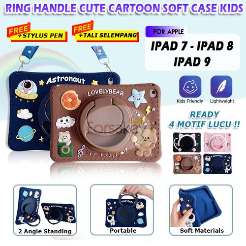 Jual iPad Generasi 7 8 9 7th 8th 9th Gen Soft Case Casing Cover Anak ...