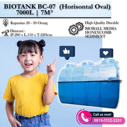 Jual TANGKI HORIZONTAL 7000 Liter 7M3 / BIOTANK - Kab. Tangerang ...