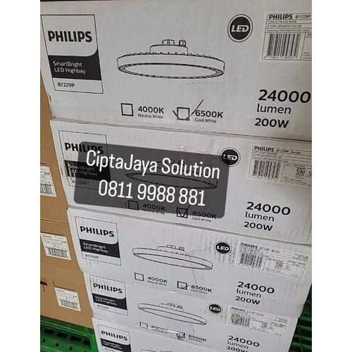 Jual PHILIPS BY229P 200W LED240 SmartBright LED Highbay IP65 Lampu ...