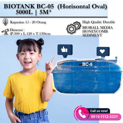 Jual TANGKI HORIZONTAL 5000 Liter 5M3 / BIOTANK - Kab. Tangerang ...