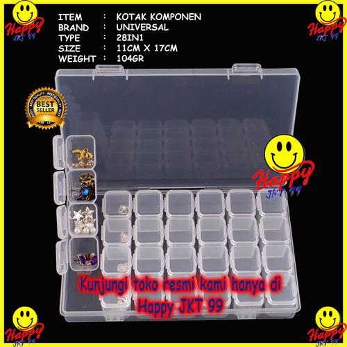 Promo KOTAK KECIL SEKAT OBAT MEMORY BAUT PERHIASAN MANIK MINI BOX ORGANIZER - Jakarta Barat ...