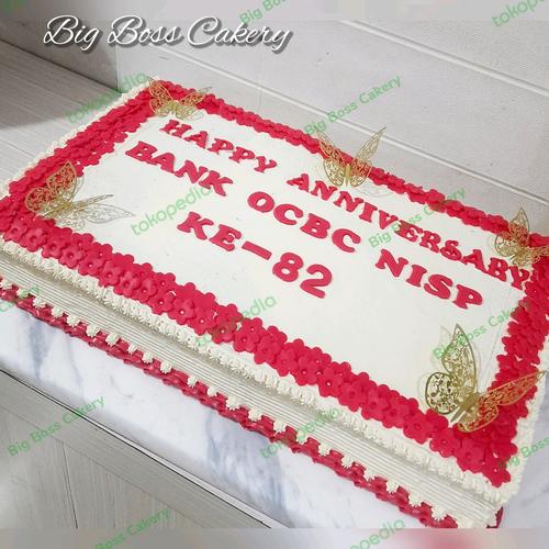 Jual CUSTOM CAKE PERSEGI PANJANG BESAR - lapis surabaya, 30x20 - Kota ...