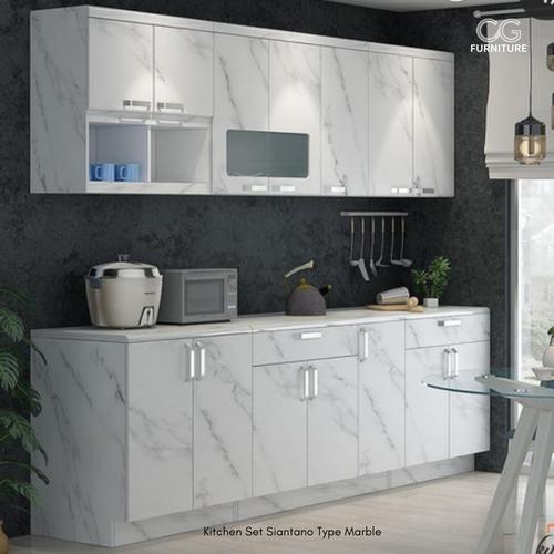 Jual Kitchen Set Siantano Type Marbel - Lemari Gantung Dinding ...