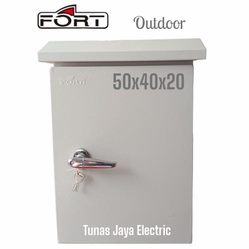 Jual Box Panel Metal Model Topi OUTDOOR 50x40x20 IP55 FORT (PREMIUM ...