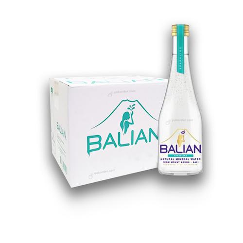 Jual Balian Sparkling Natural Mineral Water 750ml Glass - 1 Karton ...
