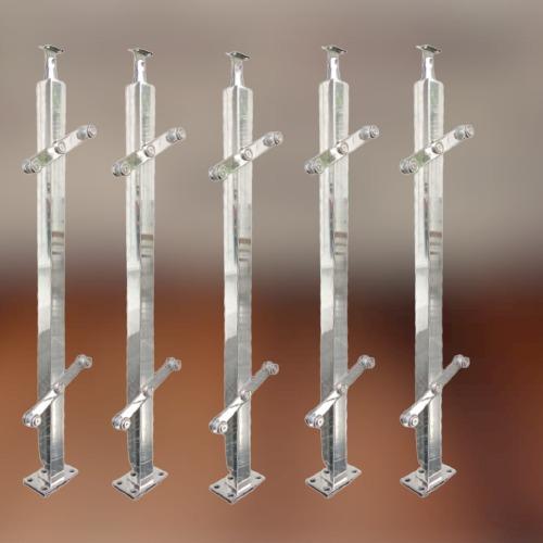 Jual Tiang Railing Tangga/Balkon Kaca/Pagar Tangga Kaca/ Railing Kaca ...
