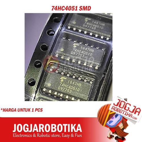 Jual 74HC4051 SMD HC4051 74HC 4051 8-channel Analog Multiplexer ...