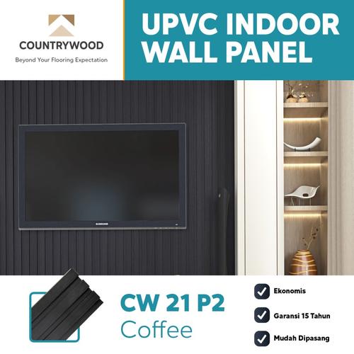 Jual COUNTRYWOOD UPVC INDOOR WALL PANEL CW 21 P2 (COFFEE) - Kota ...