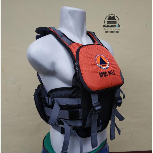 Jual Pelampung BPBD Rompi Apung Penyelamat SAR CUSTOM LOGO/Warna ...