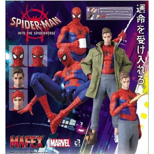 Jual Mafex 109 Peter B Parker Spiderman Into The Spiderverse - Kota ...
