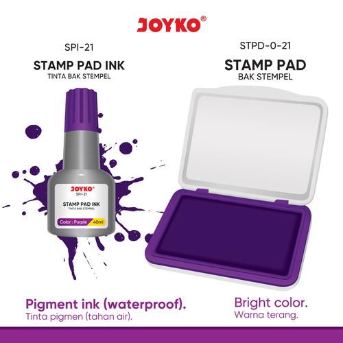 Jual Stamp Pad Ink Tinta Bak Stempel Refill Tinta Stempel Joyko - SPI ...