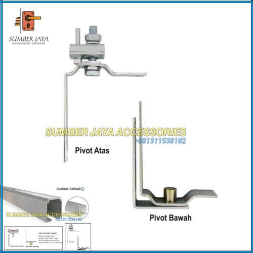Jual PIVOT PINTU LIPAT ENGSEL PIVOT HD 300 PREMIUM 1SET ATAS BAWAH ...