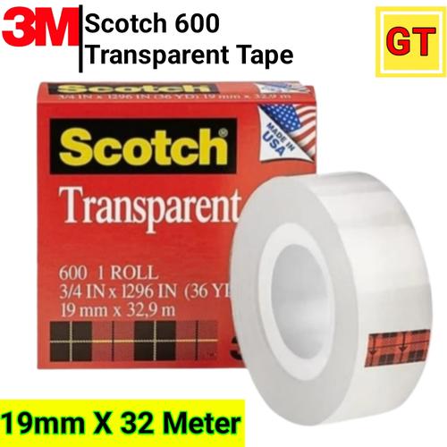 Jual Isolasi Bening 3M 600 Scotch Transparan Tape Pita Perekat Super ...