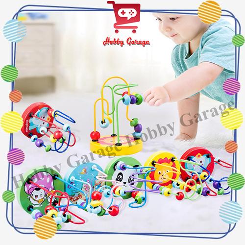 Promo Mainan Edukasi Anak Bead Mini Round Beads Traffic Wire Maze ...