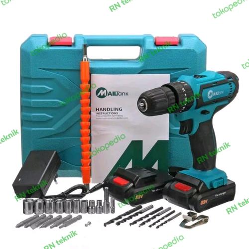 Jual Mesin Bor Baterai Tembok Cordless Drill 32V SH190 MAILTANK ...