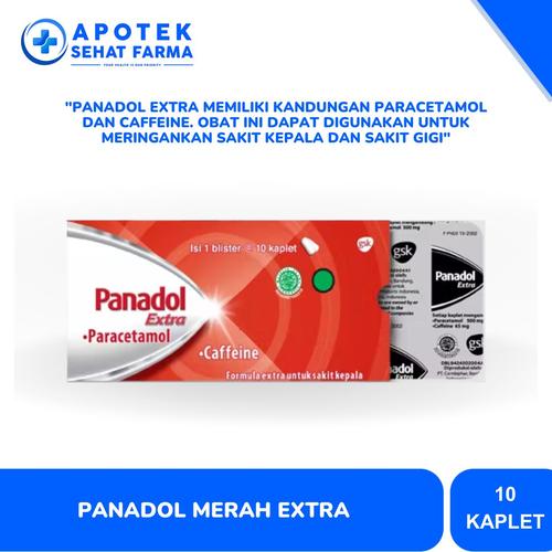 Jual PANADOL EXTRA MERAH 1 STRIP 10 TABLET - Kab. Bekasi - Apotek Sehat ...