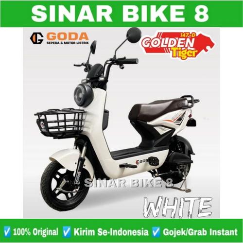 Jual Sepeda Listrik Goda 147-D Golden Tiger Moped Electric Bike 500 ...