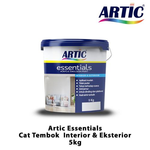 Jual Cat Tembok Artic Essentials - Interior & Exterior 5kg - Super White - Kab. Tangerang ...