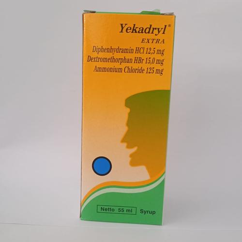 Jual yekadryl extra syrup syr sirup obat batuk 55ml 55 ml / botol - Kab ...
