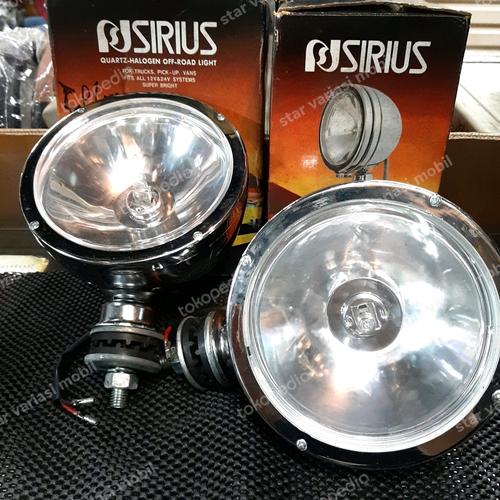 Jual lampu foglamp halogen off road light sirius 12V 55W diameter 15cm ...