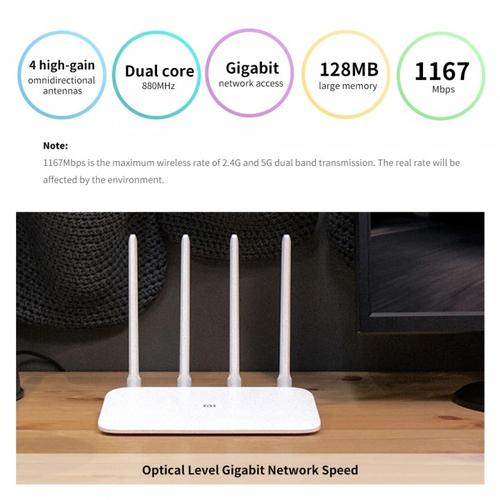 Jual Router 4A Gigabit Version - Dual Band WiFi 128MB 4 Antennas ...