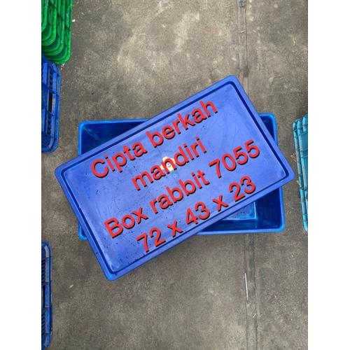 Jual BOX CONTAINER SUDAH PLUS TUTUP INDUSTRI RAPAT RABBIT 7055 - Kota ...