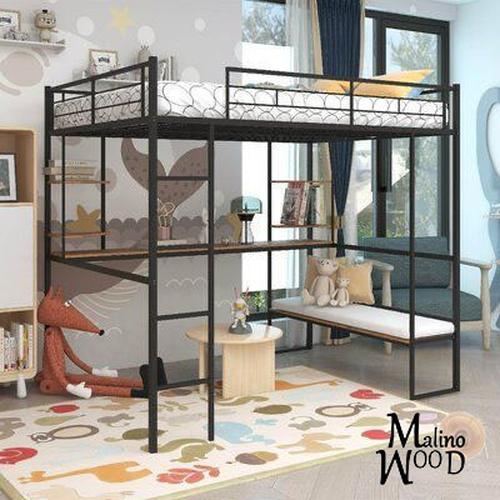 Jual LF-10 Loft bed besi ranjang tempat tidur minimalis dipan divan ...