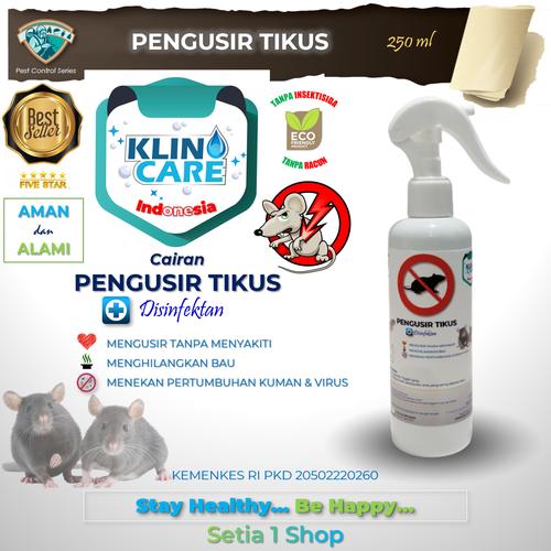 Jual Spray Anti Tikus Klino Care 250 Ml Pengusir Tikus Antibacterial ...